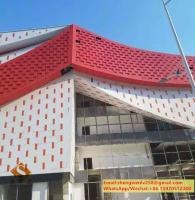 China Perforated Aluminum Panel With Perforation Pattern For Ceiling With LED Lighting for sale