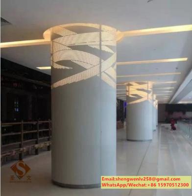 China Perforating Metal Sheet Aluminium Screen Powder Coated For External Wall Panel for sale