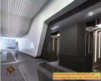 China Perforated aluminum sheet metal cladding PVDF white paint 15 years warranty for sale