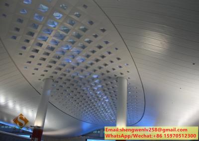China Perforated Metal Cladding Facades System Aluminium Screen Architectural Design for sale