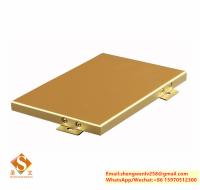 China Perforating aluminium cladding panel solid sliver curved panels for building facades system for sale