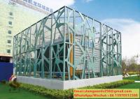 China Waved solid aluminum wall cladding perforated patterns powder coated white for sale