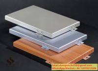 China Perforating metal cladding aluminum solid panel for wall facade aluminum screens for sale