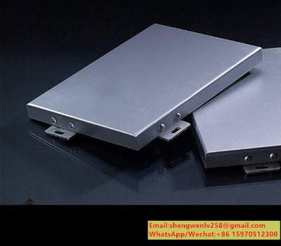 China Modern design metal facade cladding aluminum sheet with patterns 4mm thickness for sale