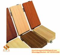 China Solid Aluminum perforated panel For Facade, Cladding Decoration PVDF golden color for sale