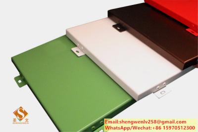 China Customized aluminium decorative sheet solid wall cladding panel for sale