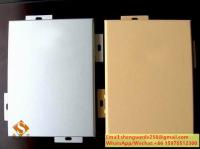 China Customized metal facades aluminium cladding sheet with round holes pattern for sale