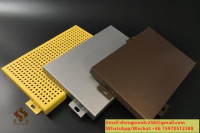 China Modern Exterior Customized Size Aluminum Solid Aluminium Panel for Wall Cladding Facade for sale