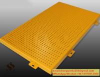 China Perforated Metal cladding architecture facades aluminum solid wall cladding factory in China for sale