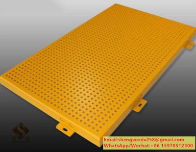 China Perforated Metal cladding architecture facades aluminum solid wall cladding factory in China for sale
