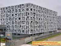 China CNC laser cutting panel Perforated panel 3mm Metal aluminum cladding for sale