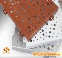 China Peforated cladding aluminium facade panel metal sheet powder coated for sale