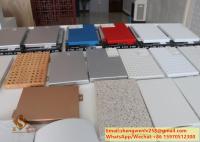 China CNC punching panel aluminum fluorocarbon perforated panel curtain wall for facade cladding for sale
