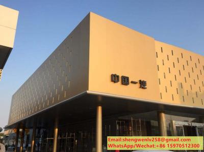 China solid panel Outdoor Metal aluminium sheet facade cladding for facade exterior cladding for sale