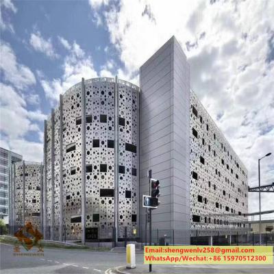China China supplier Powder coated Metal perforated aluminum panel for facade exterior cladding for sale