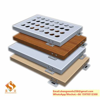 China Aluminum wall cladding Powder coated Metal aluminium facade exterior cladding for sale