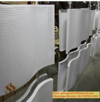 China 3mm Powder coated Metal aluminium perforated panel cladding for facade exterior cladding for sale