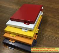 China guangdong Powder coated Metal aluminum solid panel cladding for facade exterior cladding for sale
