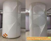 China PVDF Metal aluminum perforated bending panel used for building exterior for sale