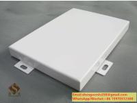 China Architectural aluminum perforated cladding with art patterns perforation used for building facade for sale