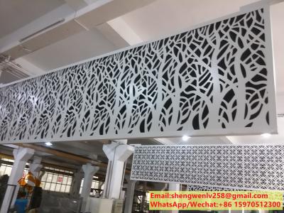 China Perforated aluminum engraved panel used for exterior building facade for outdoor cover for sale