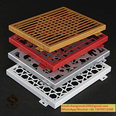 China External Perforated screen facade aluminum cladding panels supplier in China for sale