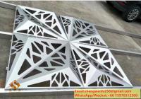 China CNC engraved facade aluminum decorative facade wall cladding exterior building curtain wall patterned facade ceiling for sale