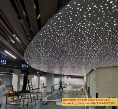 China Carved aluminum decorative facade wall cladding panel exterior building curtain wall patterned facade ceiling for sale