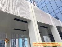 China aluminum perforated panel facade wall cladding panel exterior building cover for building or ceiling for sale