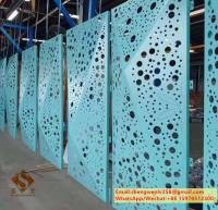 China aluminum perforated sheet for facade wall cladding panel exterior building cover for building or ceiling for sale