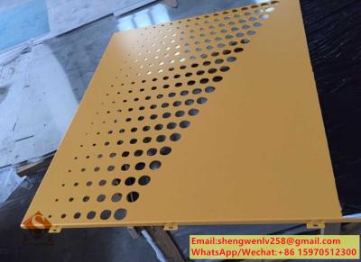 China Aluminum Carved Panel Mashrabiya Perforated Aluminium Decorative Facade for sale