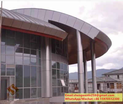 China aluminum perforated sheet for facade wall cladding panel exterior building cover for building or ceiling for sale