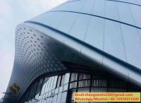 China aluminum perforated sheet for facade wall cladding panel exterior building cover for building or ceiling for sale
