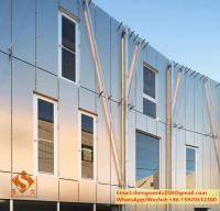 China Metal Panels Cnc Cutting External Cladding Curtain Wall Facade Panel Aluminum Veneer Panel for sale