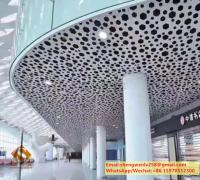 China Aluminum perforated wall panel for balcony facade with 3mm metal sheet with pvdf for sale