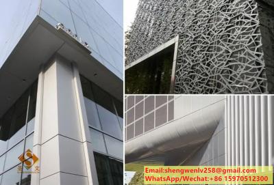 China Decoration Wall Panel Aluminum Solid Panel Facade Cladding for Sale for sale