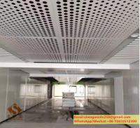 China curtain wall panel supplier powder coated Aluminum CNC perforated decorative panel for facade wall panel cladding panel for sale