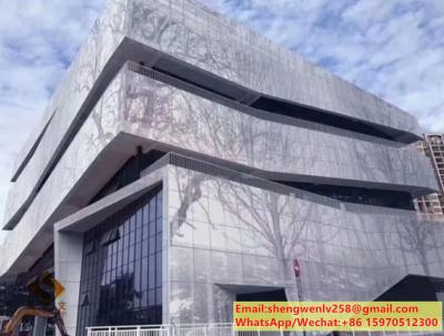 China China factory super durable powder coated Aluminum CNC laser cut decorative panel for facade wall panel cladding panel for sale