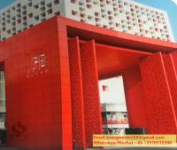 China Aluminum perforated panel Metal aluminum cladding panel carved panel sheet for facade for sale