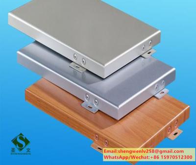 China Waterproof Artificial Natural Wood Grain Aluminum Veneer for sale