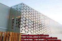 China perforated 3mm metal aluminum cladding panel with powder coated for facade curtain wall solid panel single panel for sale