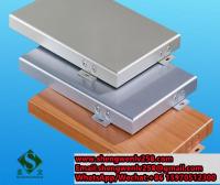 China Exterior Decoration Aluminum Facade Project Solid Aluminum Panel Veneet for sale