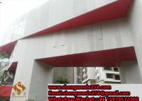 China New Design Construction Wallboard Rust Surface Aluminum Wall Panel for Mall for sale
