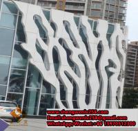 China Metal Perforated aluminum facade wall cladding metal curtain wall for sale