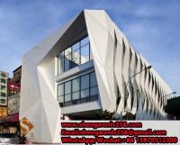 China Metal panels with laser cut design for facade, cladding wall decoration exterior facade panels for sale