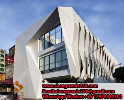 China Metal panels with laser cut design for facade, cladding wall decoration exterior facade panels for sale
