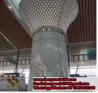 China Gold Color Metal Facade Panel Aluminum 3D Cladding for sale