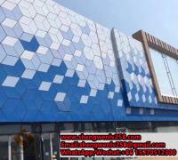China Exterior Aluminum perforated panel for wall panel with 3mm metal sheet with round hold pattern for sale