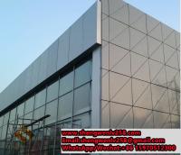 China Aluminum perforated curved curtain wall with 3mm bending metal sheet custom made for sale