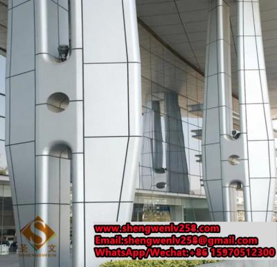 China Aluminum perforated decoration for light with 2mm thickness pvdf paint for sale